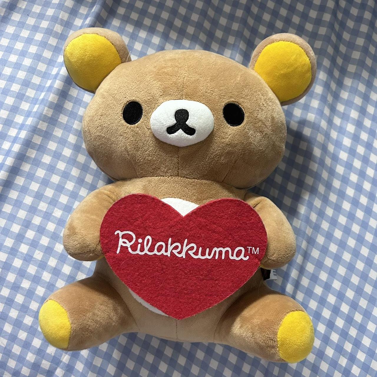 rilakkuma heart plush ab 13inch #rilakkuma... - Depop