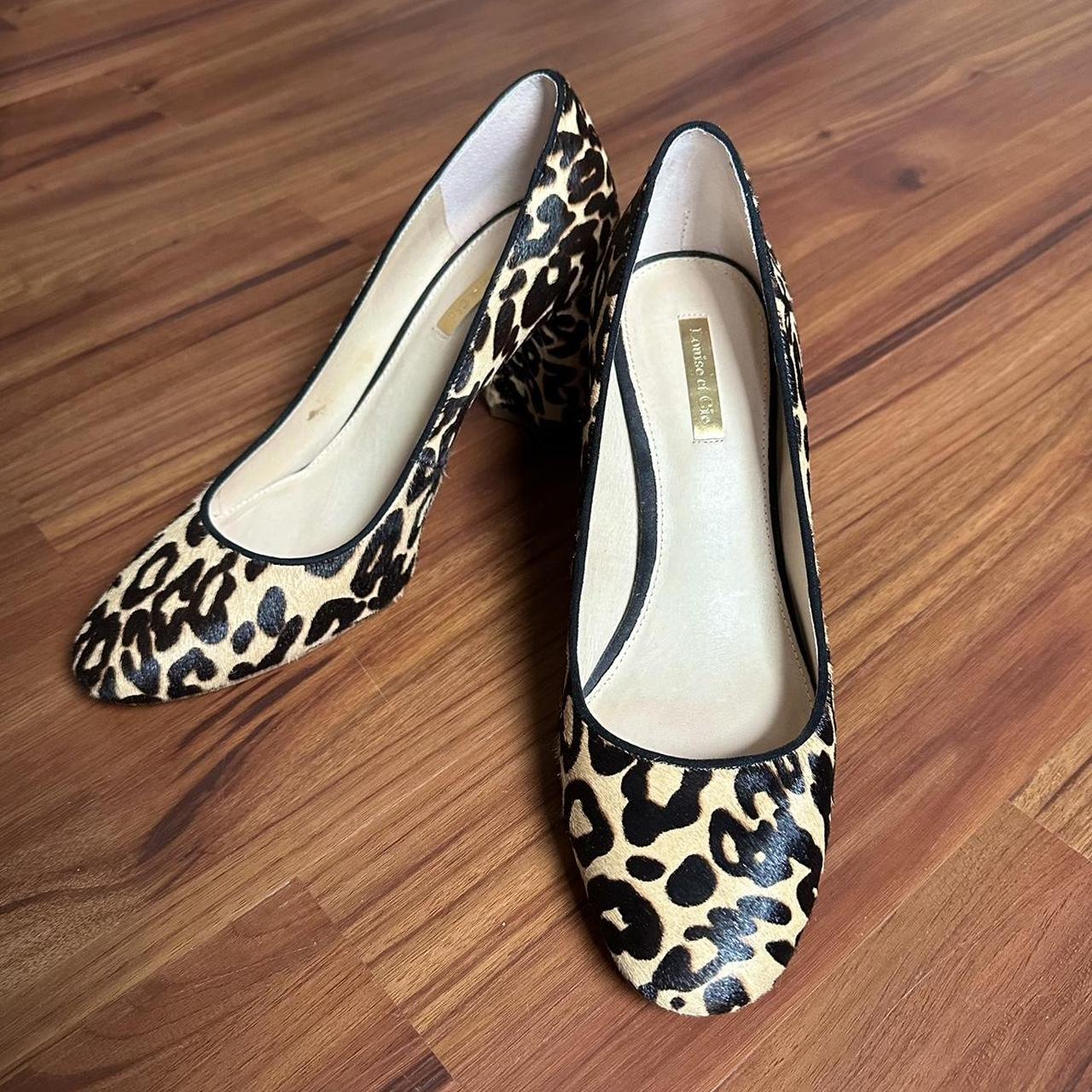 Louise et cie leopard / cheetah print heels. Real... - Depop