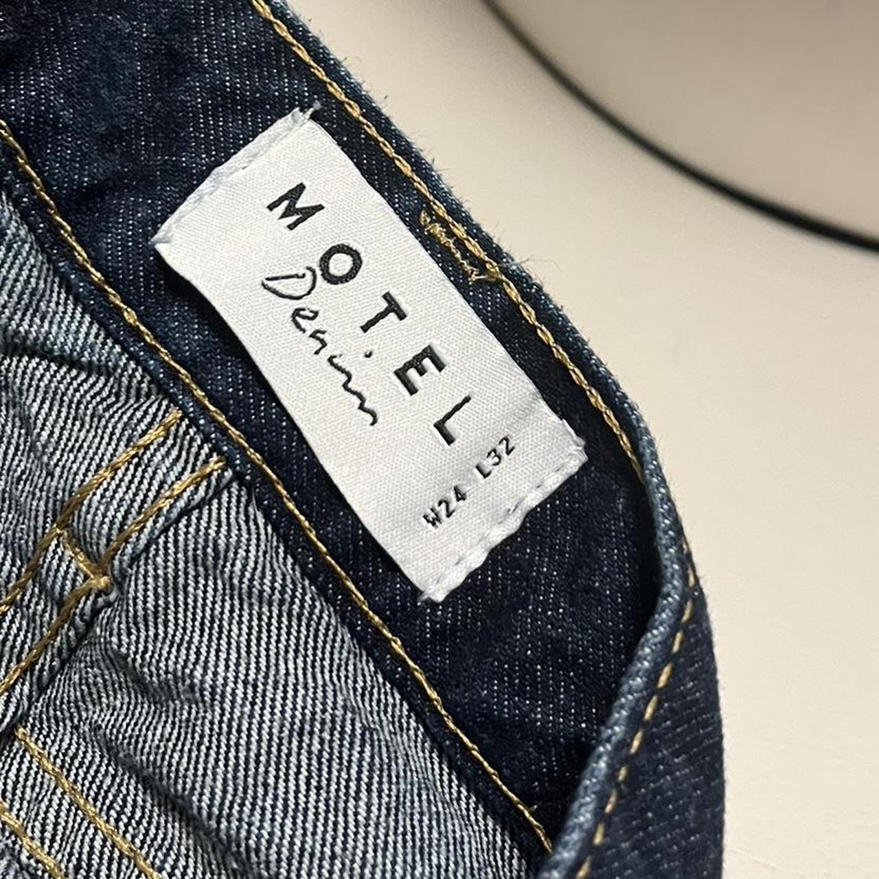 Motel rocks oversized baggy dad lowrise jeans in... - Depop