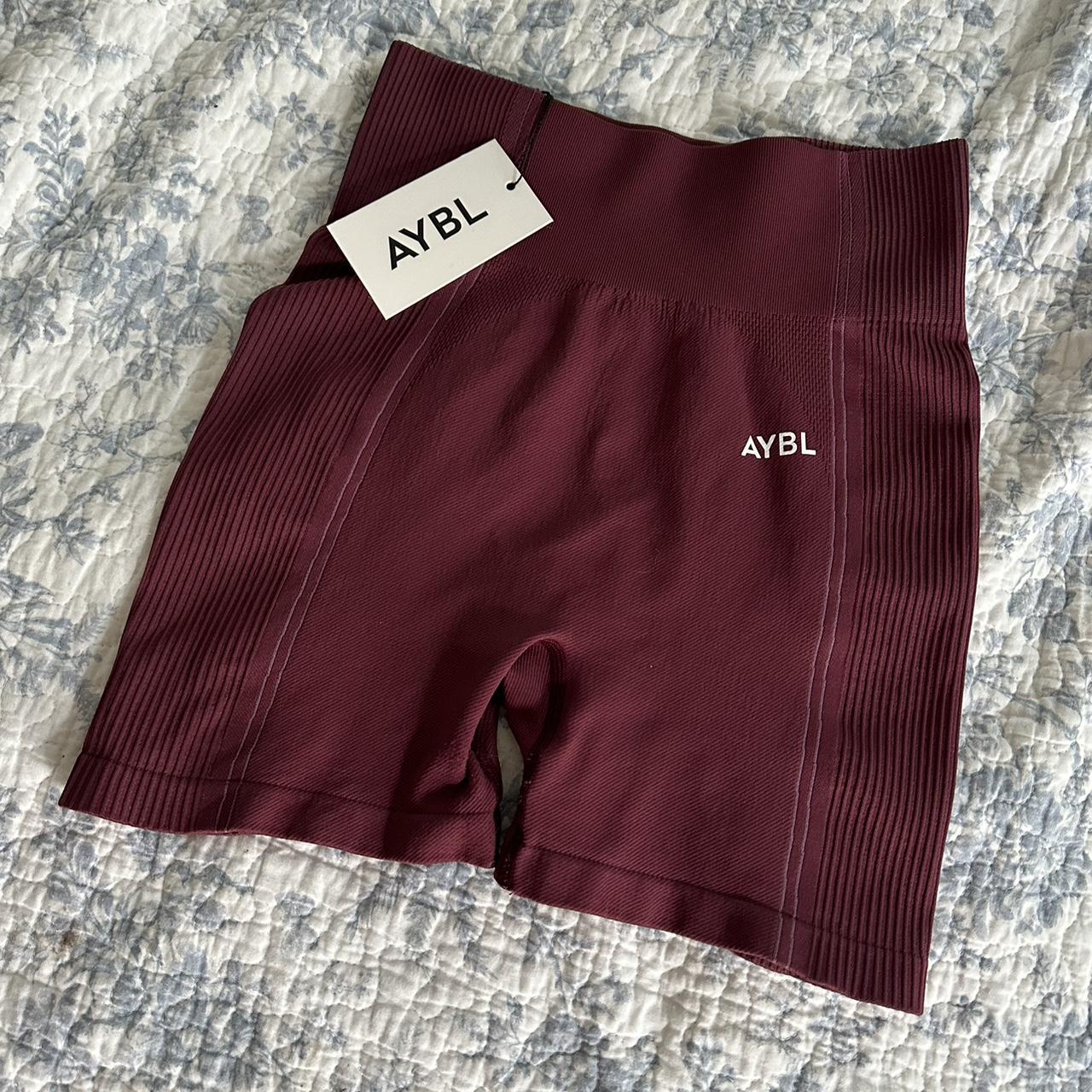 AYBL REFLEX SEAMLESS SHORTS Color : PLUM Size :... - Depop
