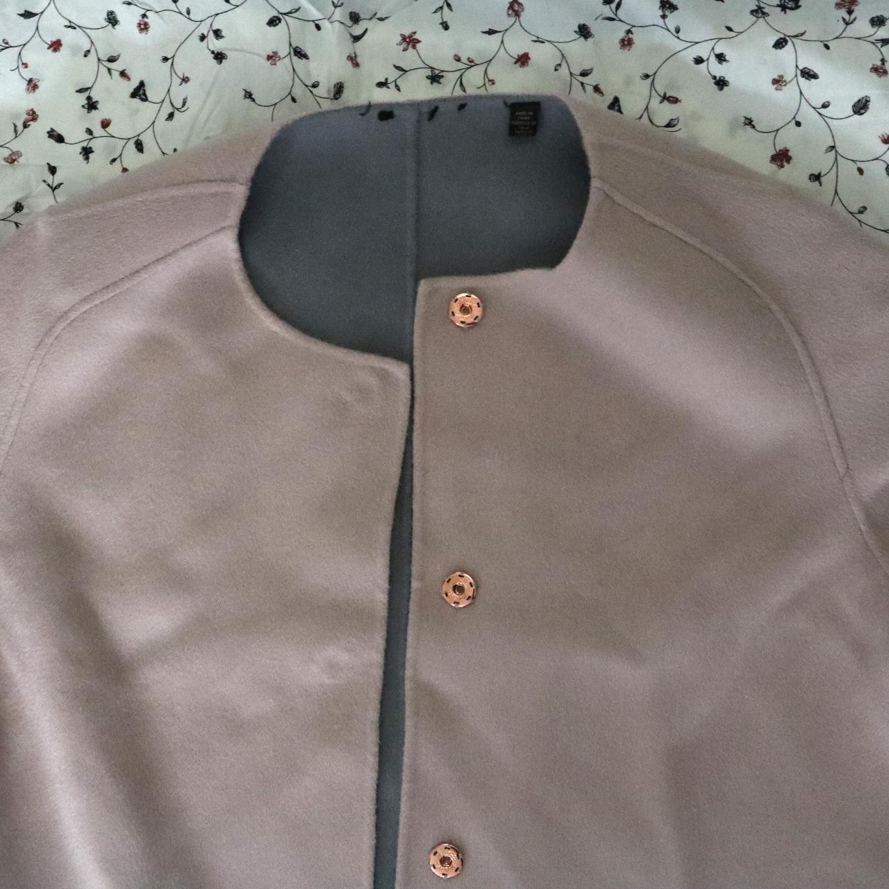 Dusty Pink, Mid Thigh Light Wool (I think?) coat, no... - Depop