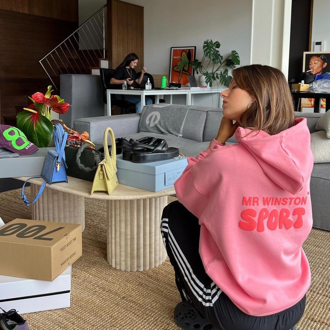 Mr Winston Hoodie BRAND NEW Comes with drawstring bag - Depop