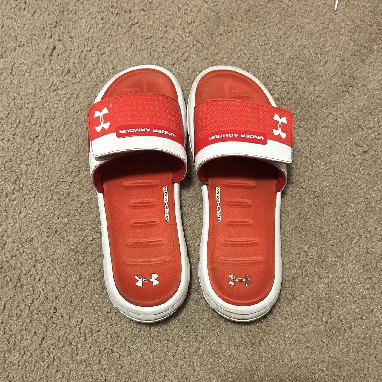 Under armor slides - Size 13-14 | Depop