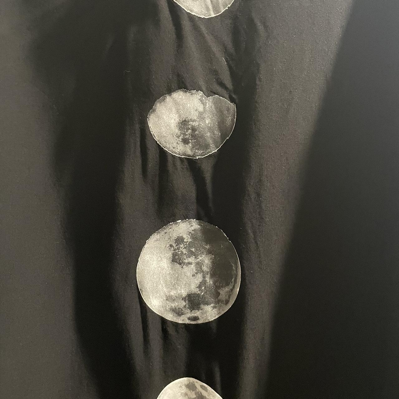 Punk rave shawl with moon detail #killstar #goth #alt - Depop