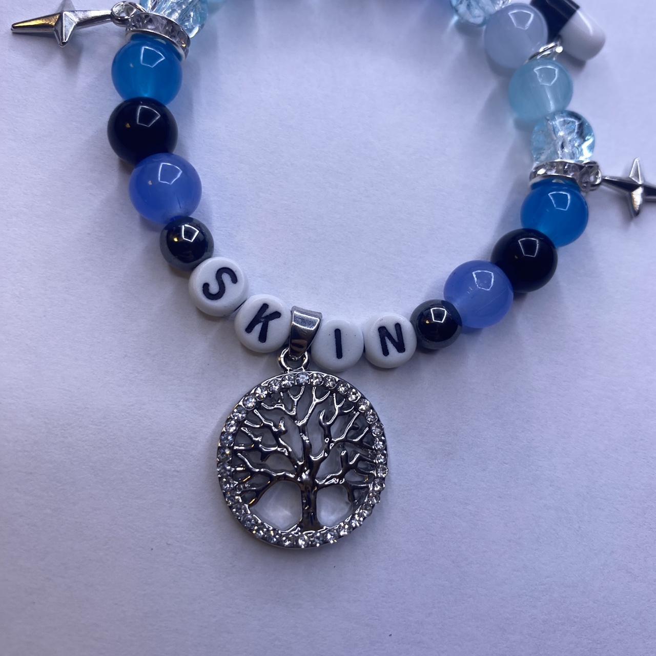 handmade xxxtentacion inspired “skin” bracelet with... - Depop