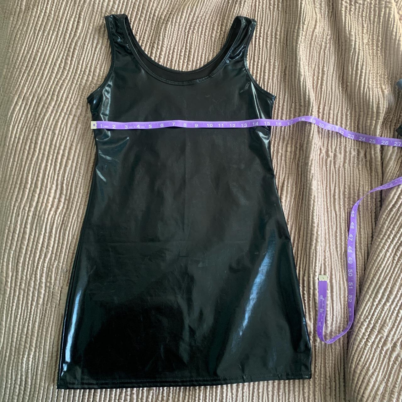 Pvc vinyl dress, unbranded . Size Medium? - Depop