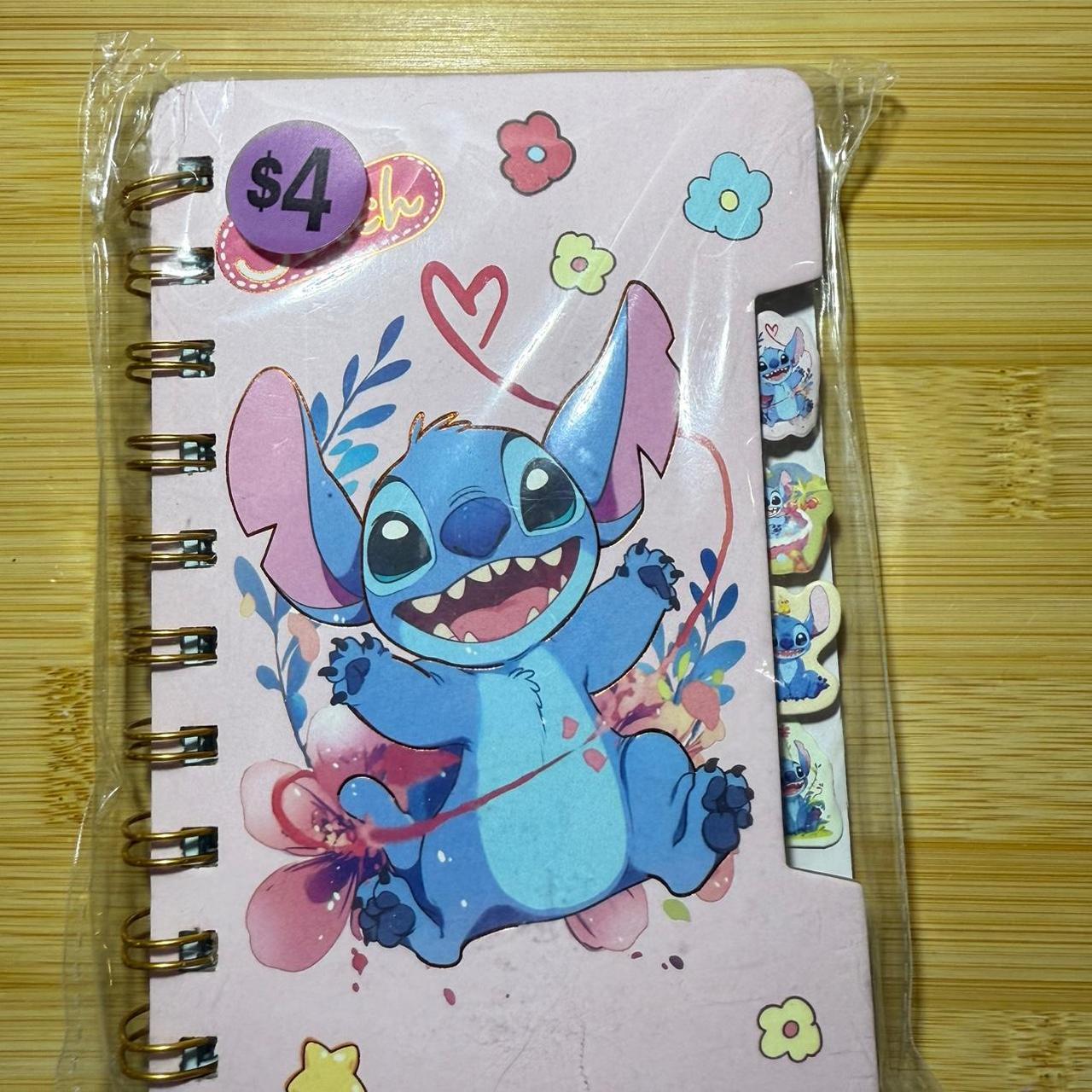 Stitch spiral notebook with stickers #Disney #Stitch | Depop