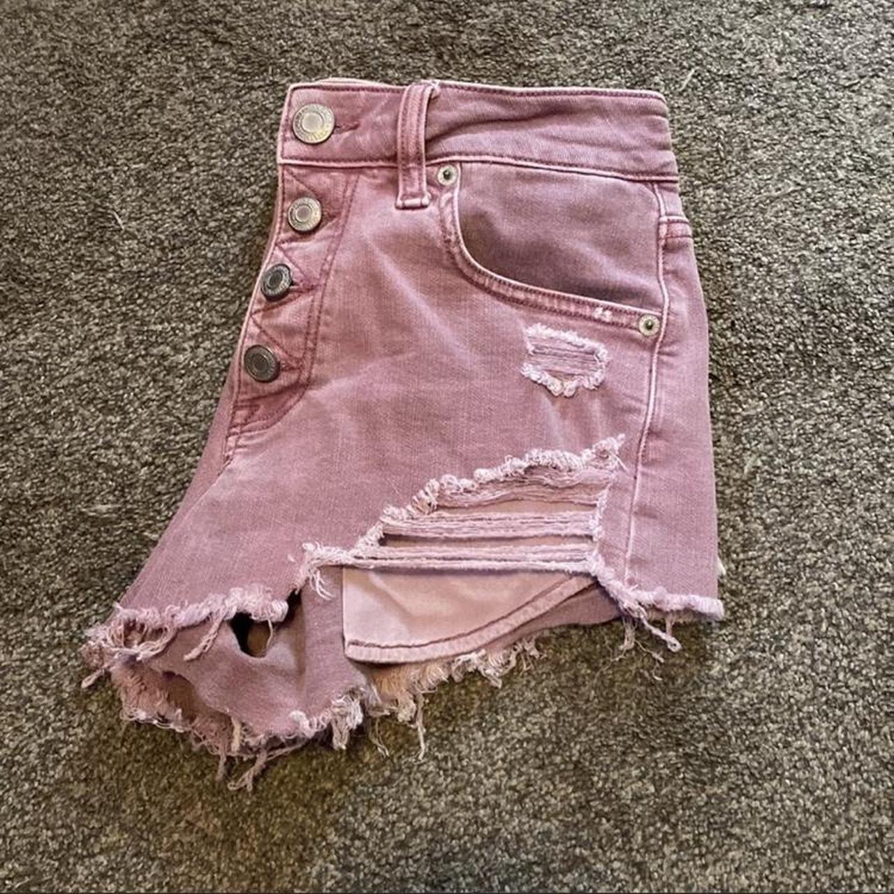 American Eagle Shorts Super Short Size 0 No Depop