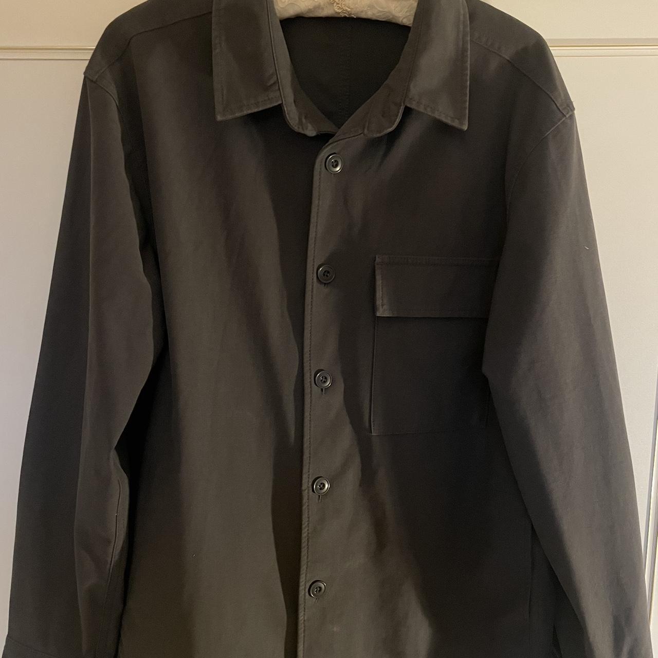 Really nice quality Uniqlo grey utility jacket.... - Depop