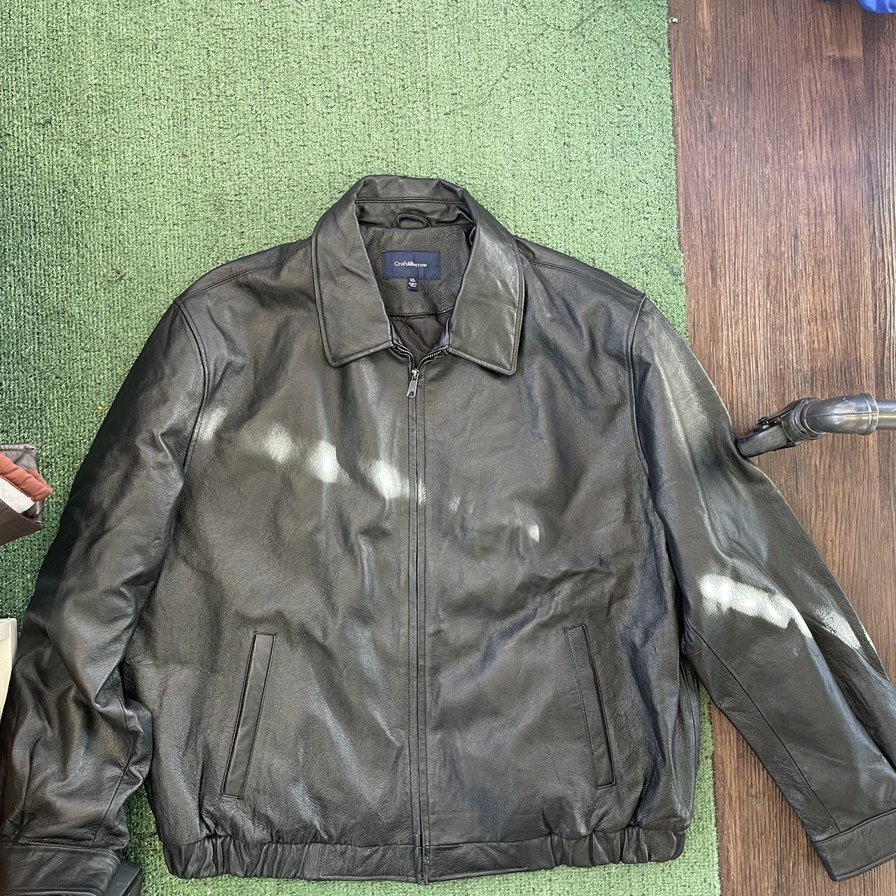 Croft&Barrow leather jacket! Extra large! From the... - Depop