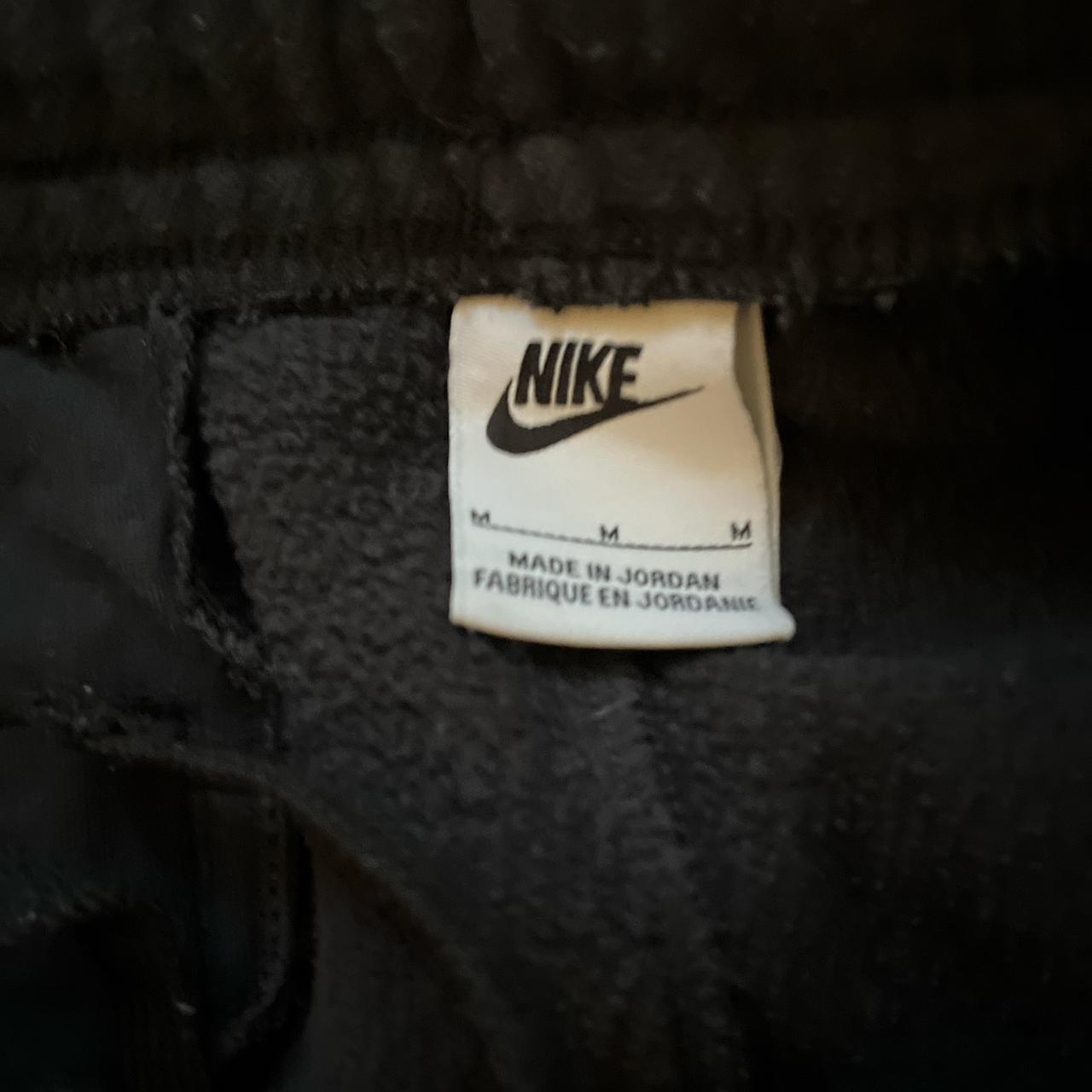 Mens medium, baggy Black Nike sweatpants uncuffed... | Depop