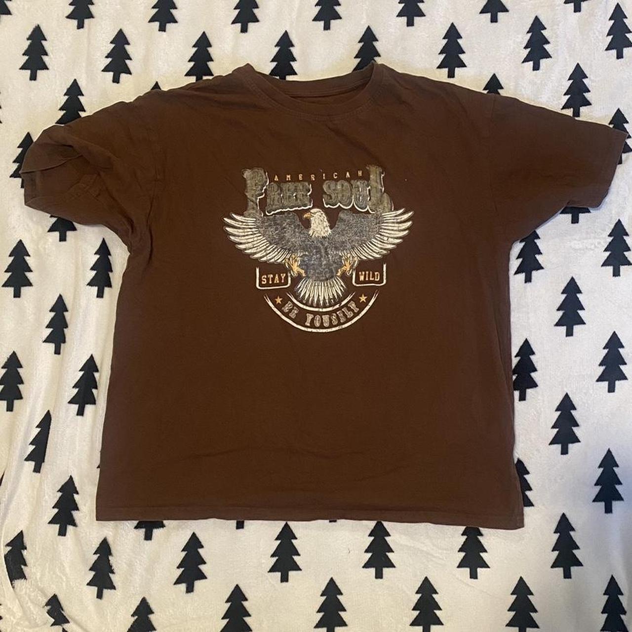 Brown vintage tee - Depop