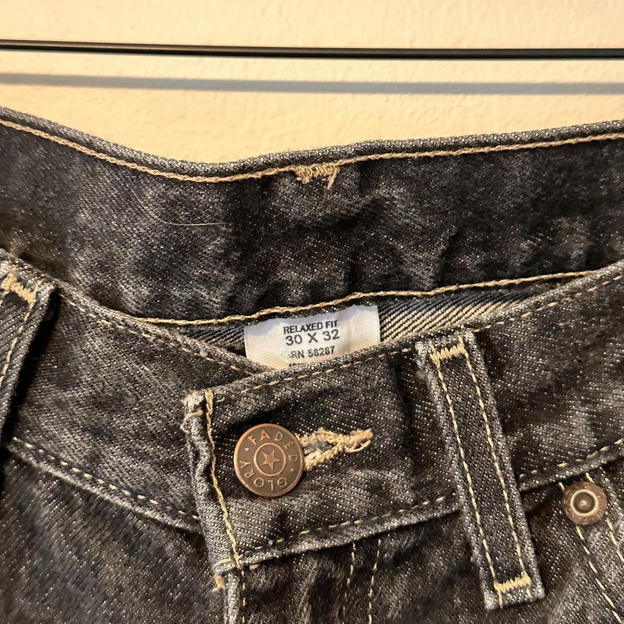 Men’s straight leg Faded Glory black jeans,... - Depop