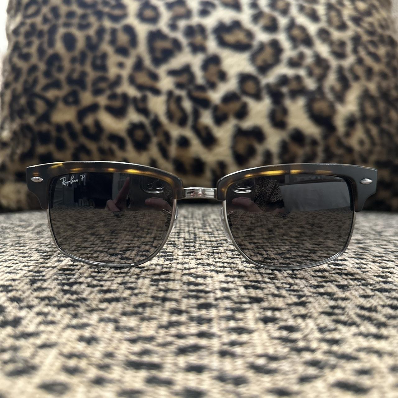 Ray-Ban Clubmasters Sunglasses, Tortoise on... - Depop