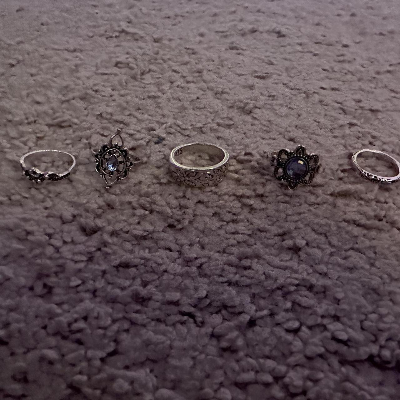 5 pack of rings - Depop