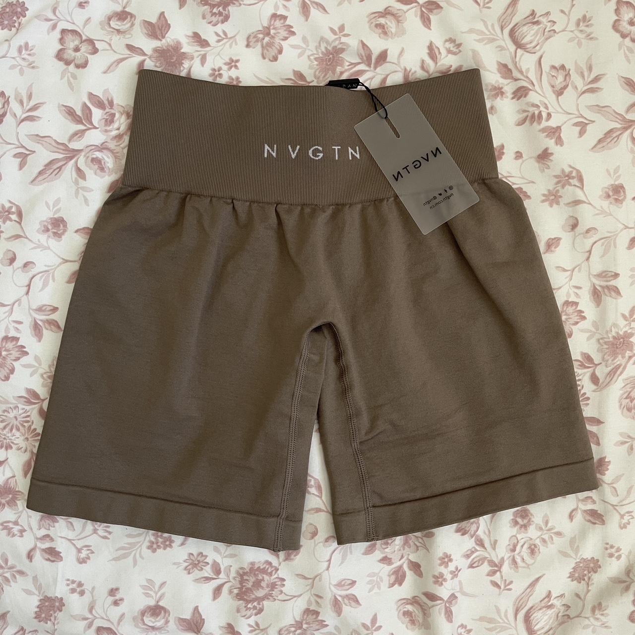 Cool Brown Nvgtn Biker Shorts Brand New The Depop