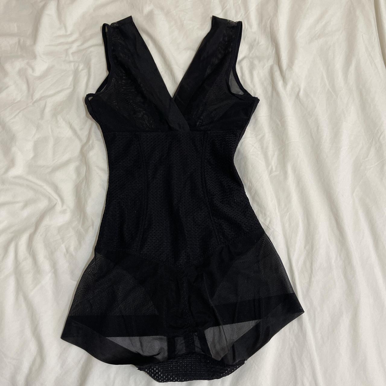 🌼 Black mesh and lace bodysuit with a V-neck. 🌼 Top... - Depop