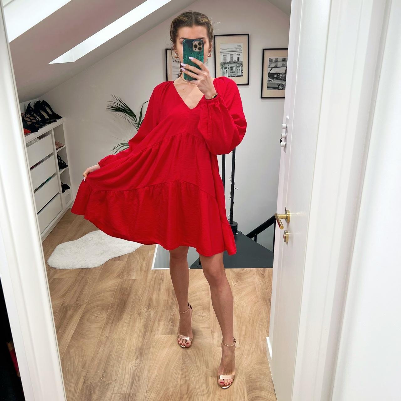 H&M Women's Red Dress | Depop
