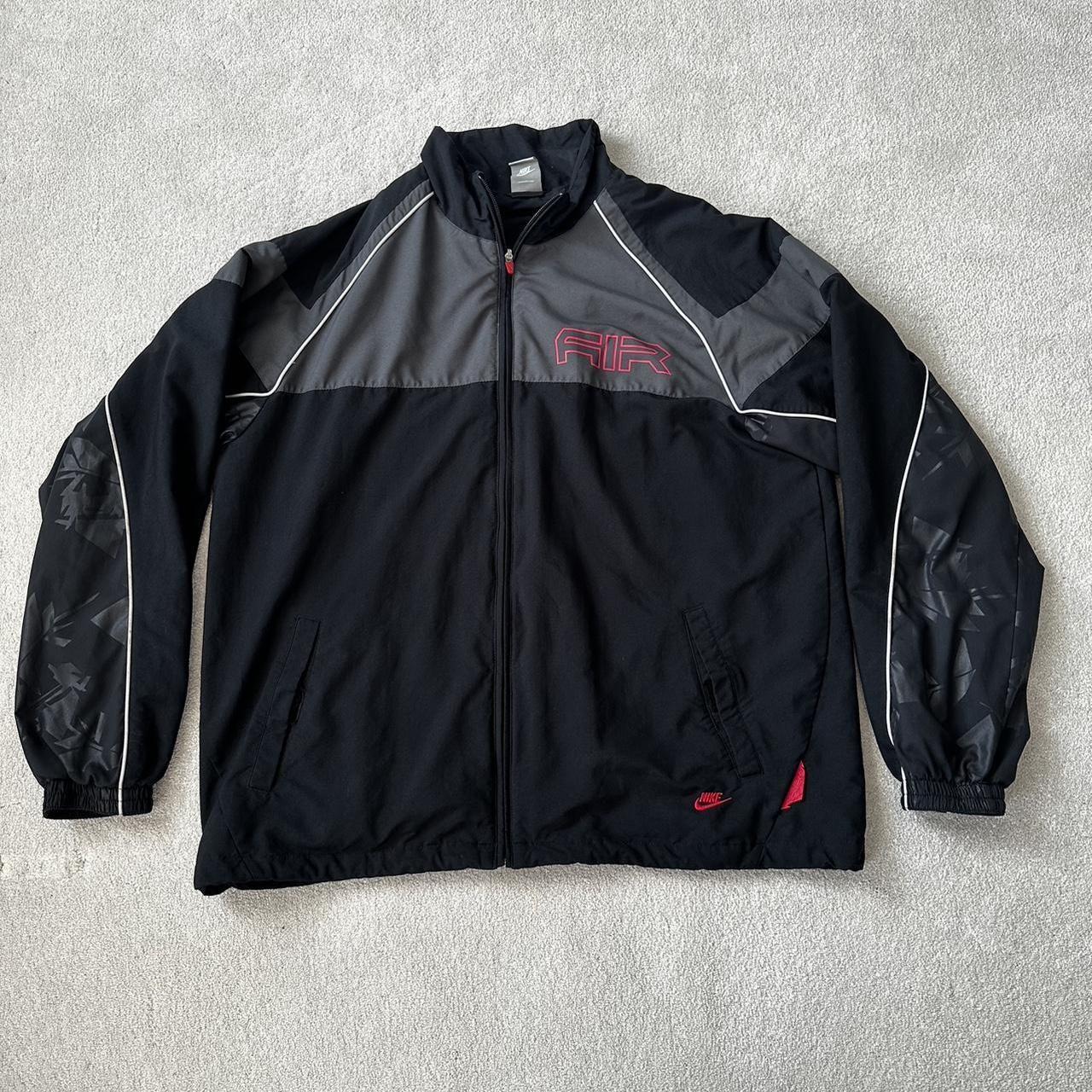 Men’s y2K vintage Nike air zip up track jacket... - Depop