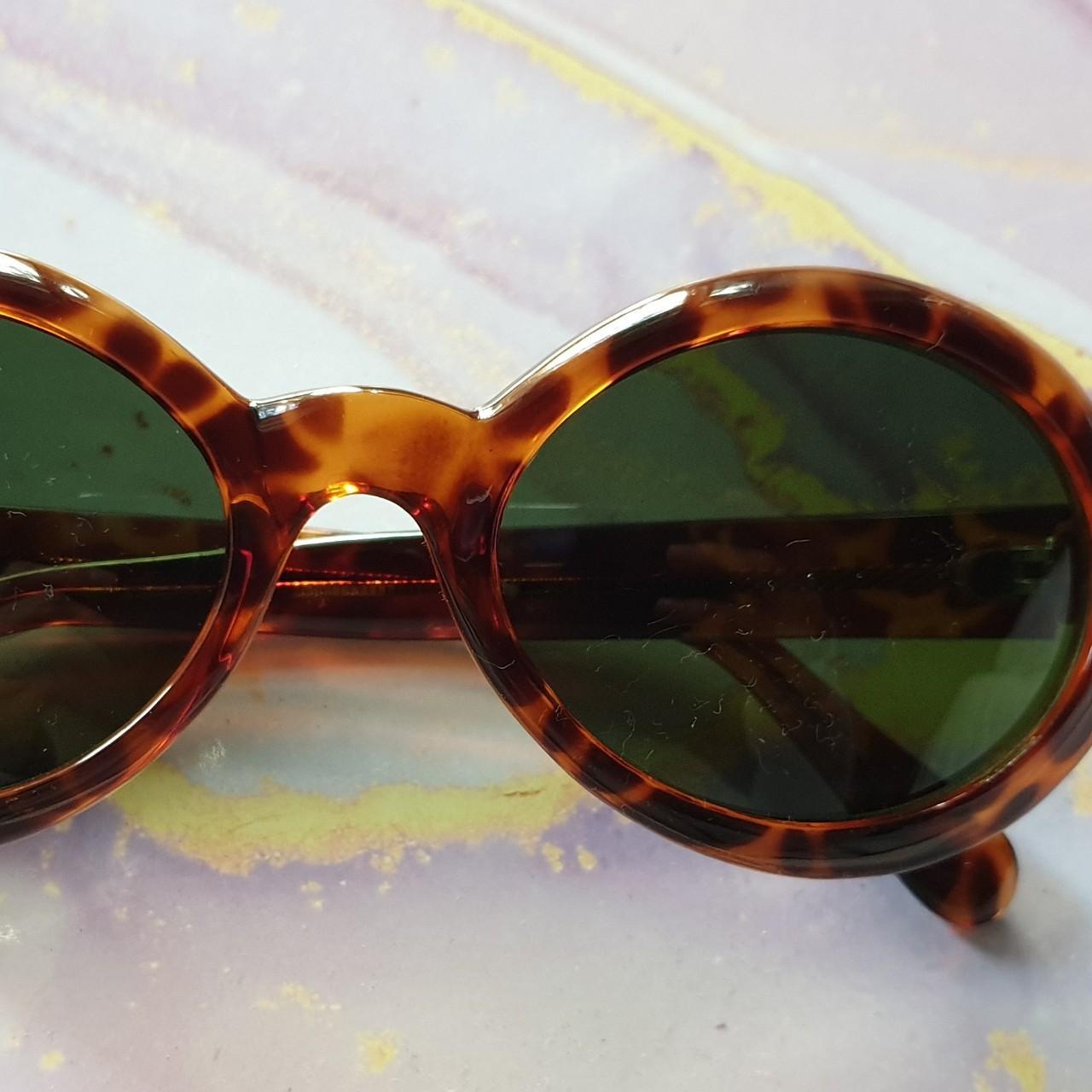 Vintage oval sunglasses Tortoise shell In excellent... | Depop
