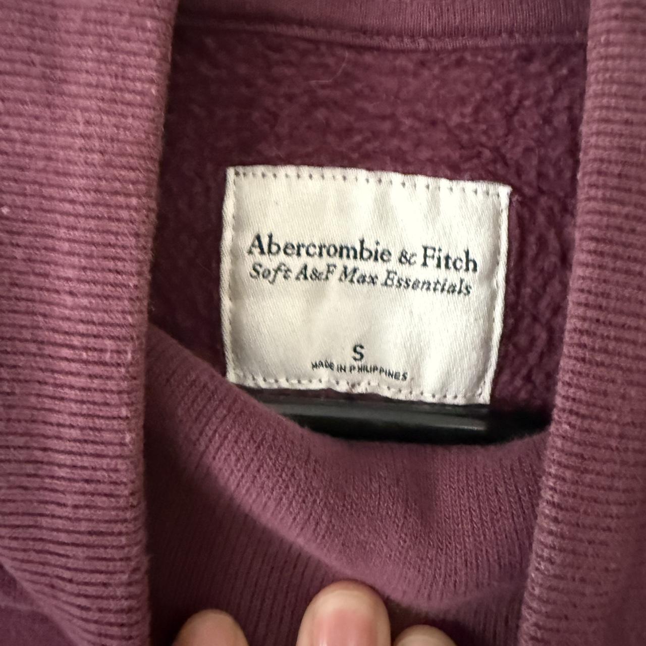 Abercrombie & Fitch mock neck pullover sweatshirt... | Depop