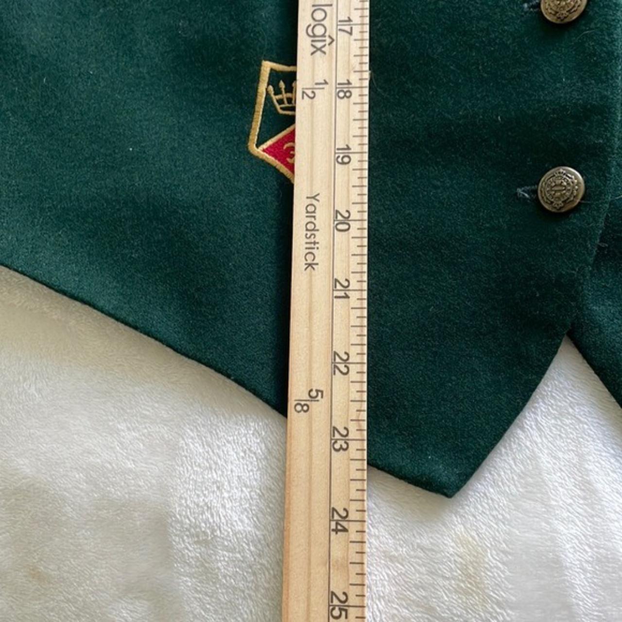 Vintage Talbots Wool Crest Dark Academia Button... - Depop