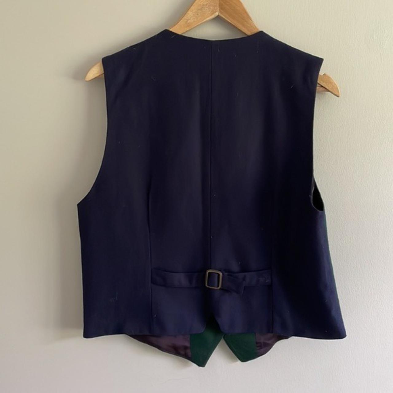 Vintage Talbots Wool Crest Dark Academia Button... - Depop