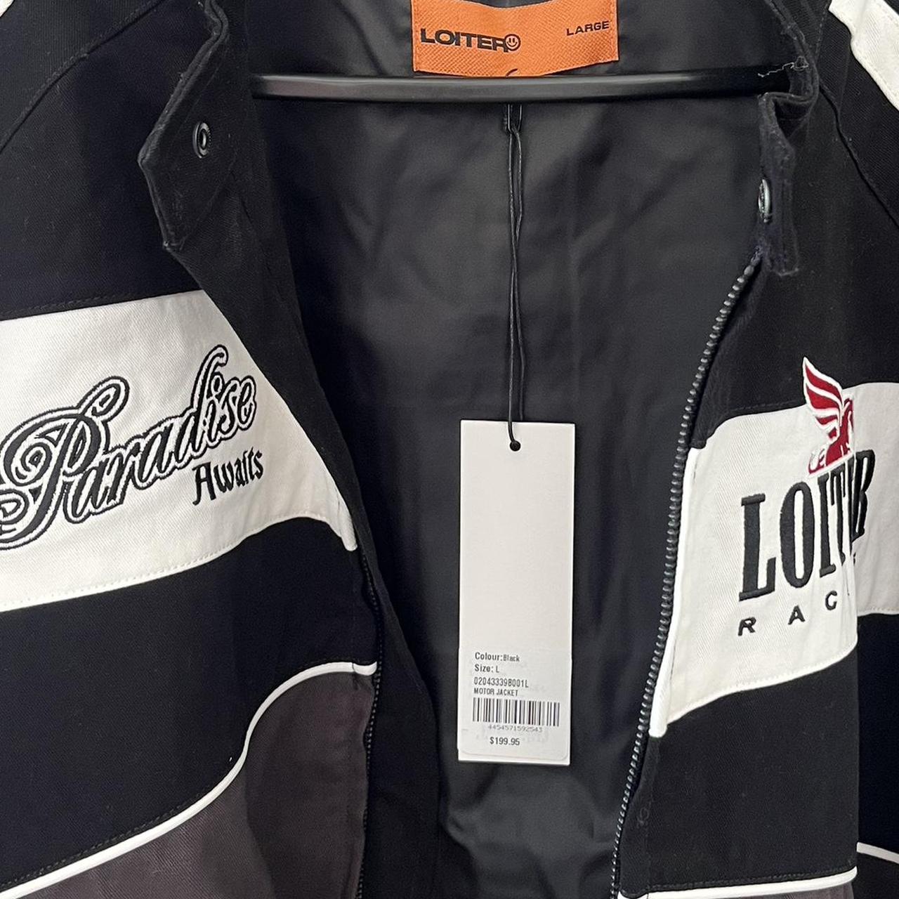 Loiter Motor Jacket - Black Size - Large perfect... - Depop