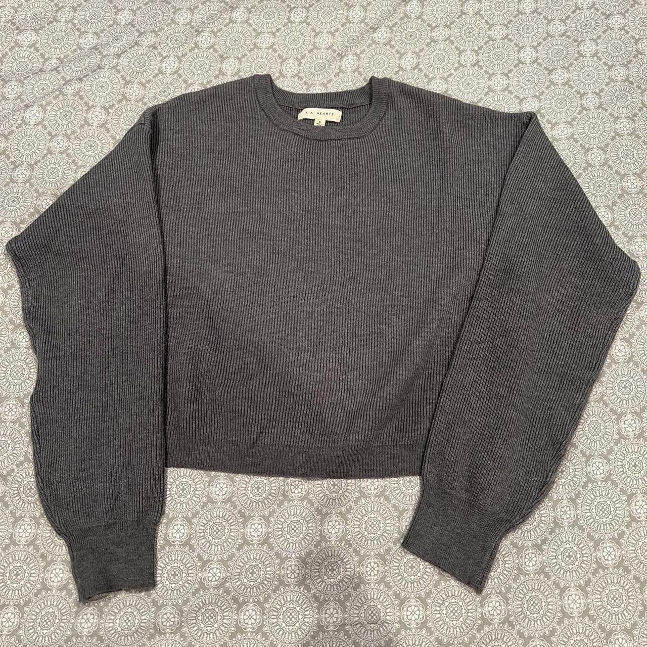 LA Hearts by PacSun Women's Grey Sweatshirt | Depop