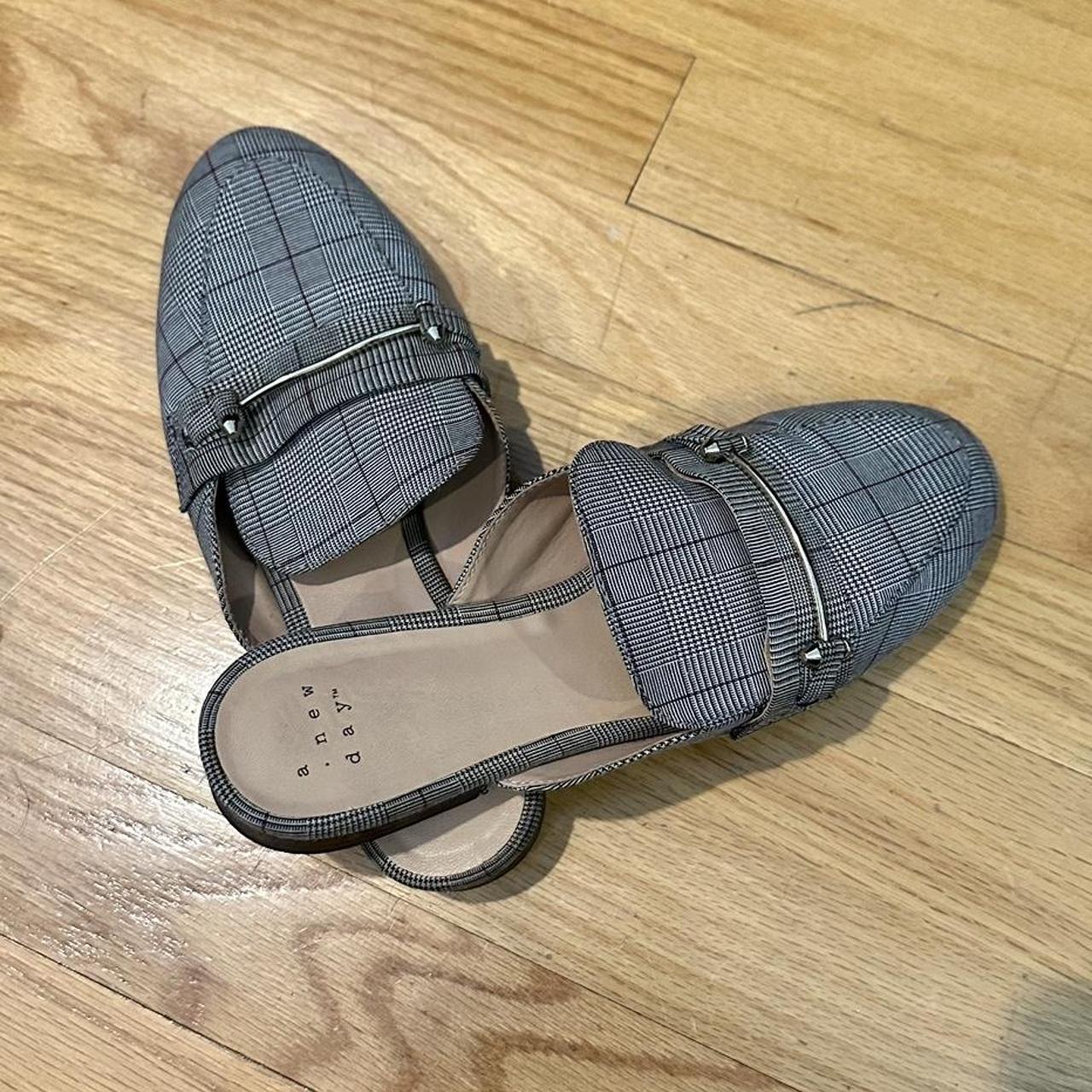 Very cute and comfy plaid slides by A New Day #plaid... - Depop