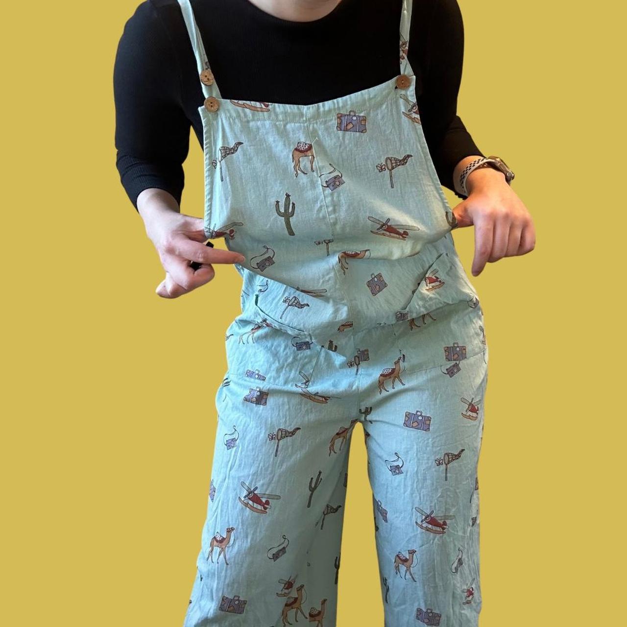 Incredible cotton overalls, lovely light material... - Depop