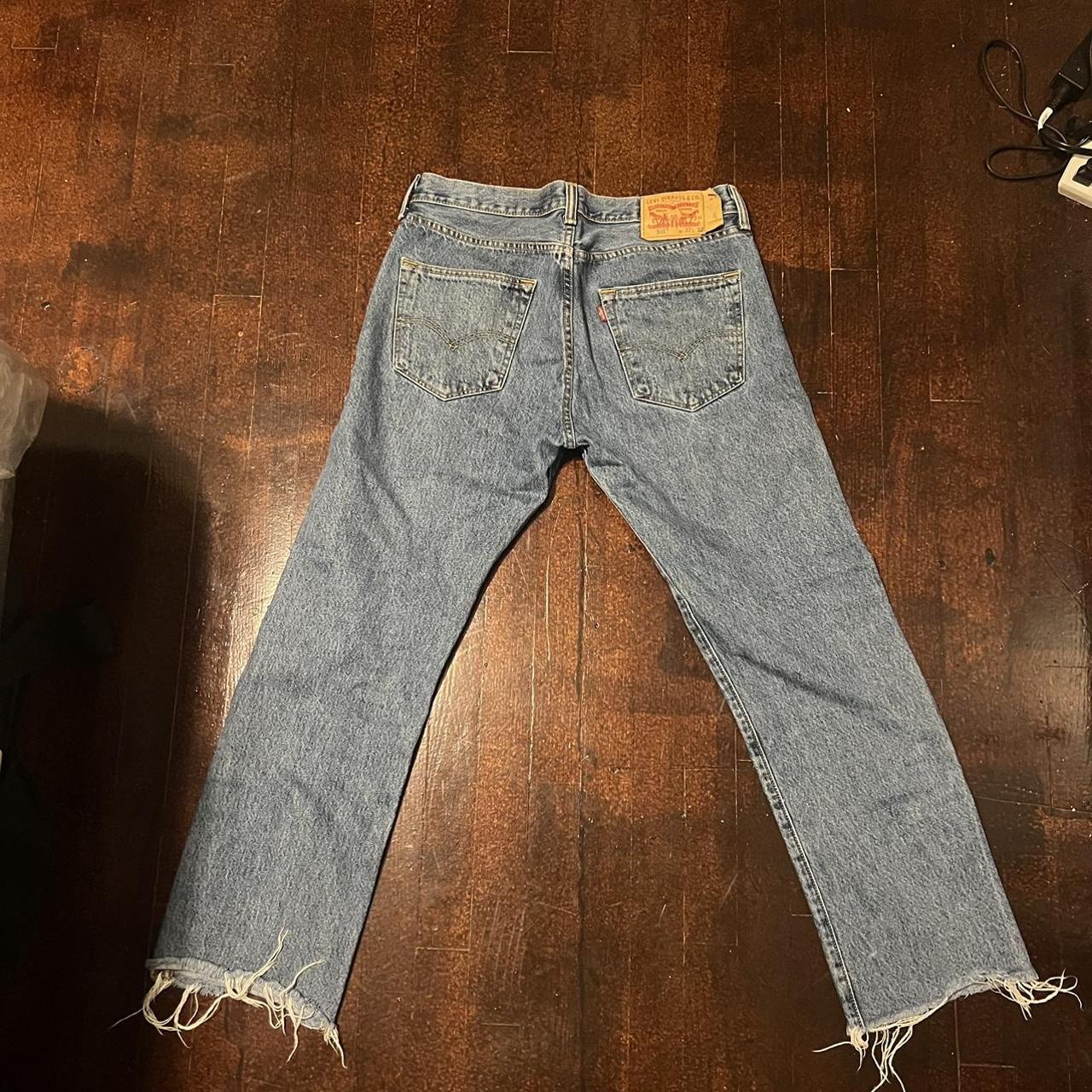 Thrifted Levi 501 Waist 32 Minor stain on the right... - Depop