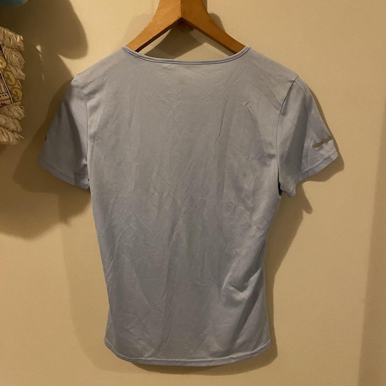 Adidas - Light Blue Running Shirt - Size S Worn once! - Depop