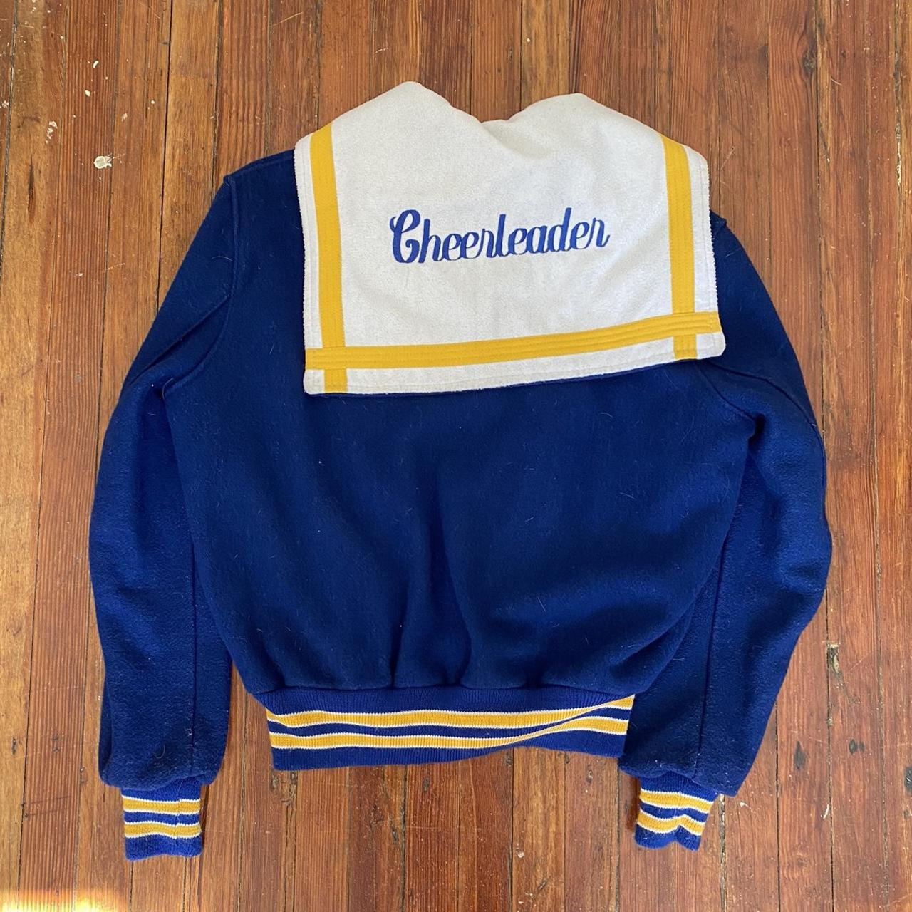 Cute 80s cheerleading varsity jacket. I think what... | Depop