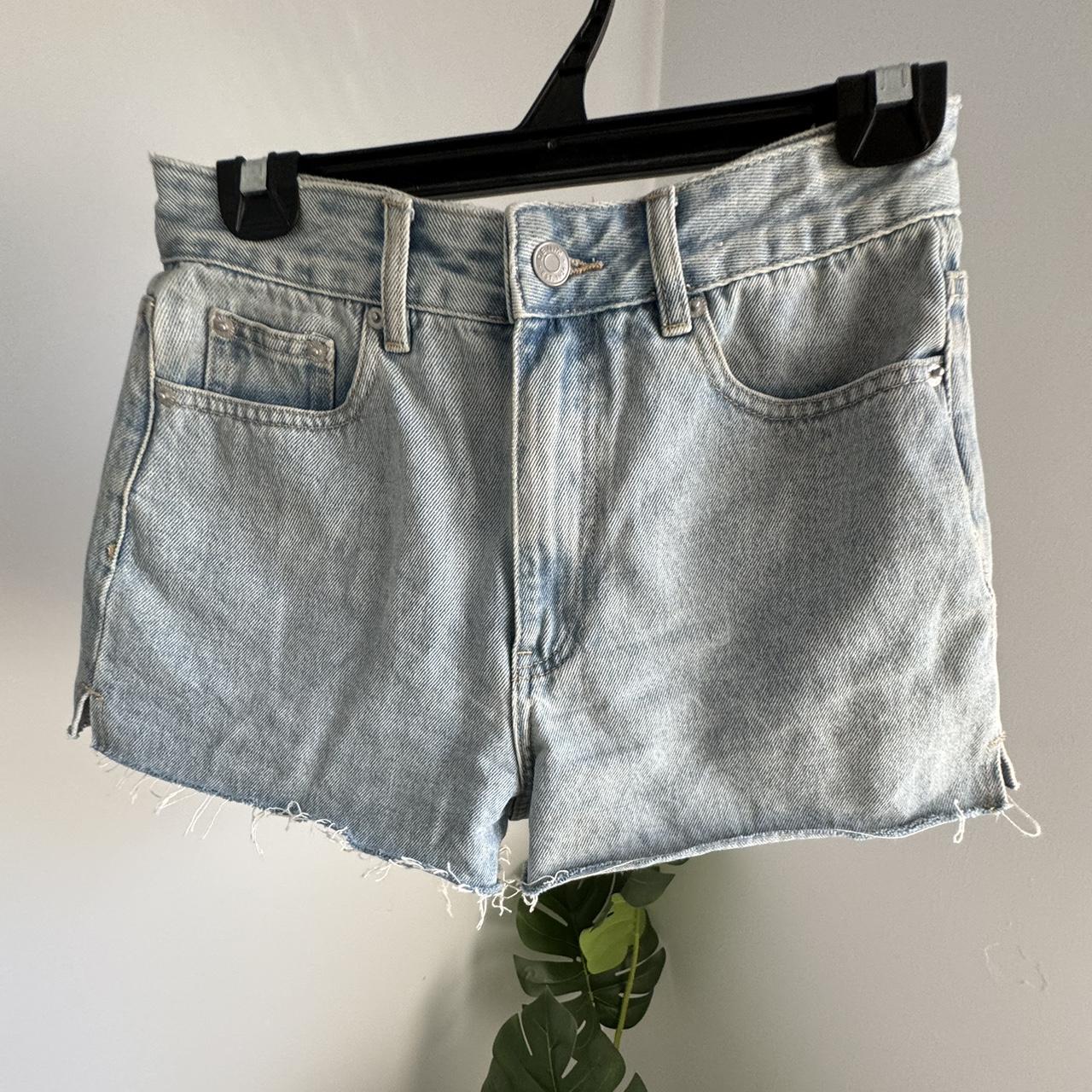 glassons denim shorts light wash great condition... - Depop