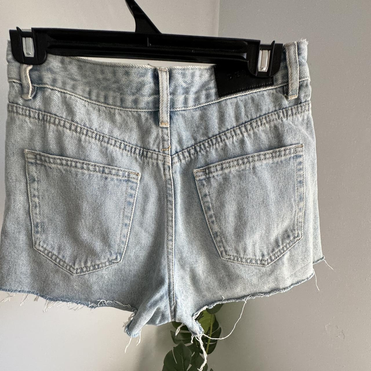 glassons denim shorts light wash great condition... - Depop