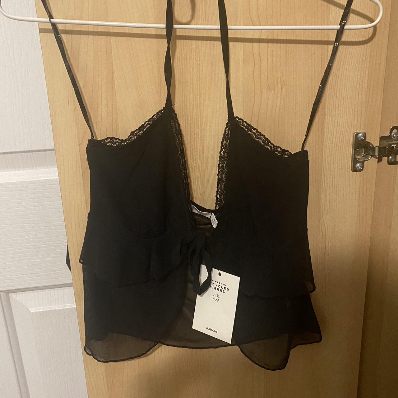 Glassons top Black - top in white as reference as... - Depop