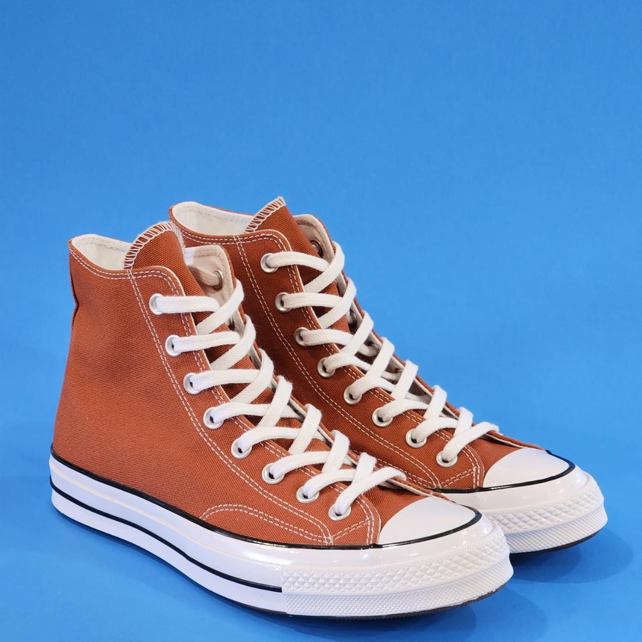 Converse Chuck 70 Hi High Top Red Bark Salmon Brown... - Depop