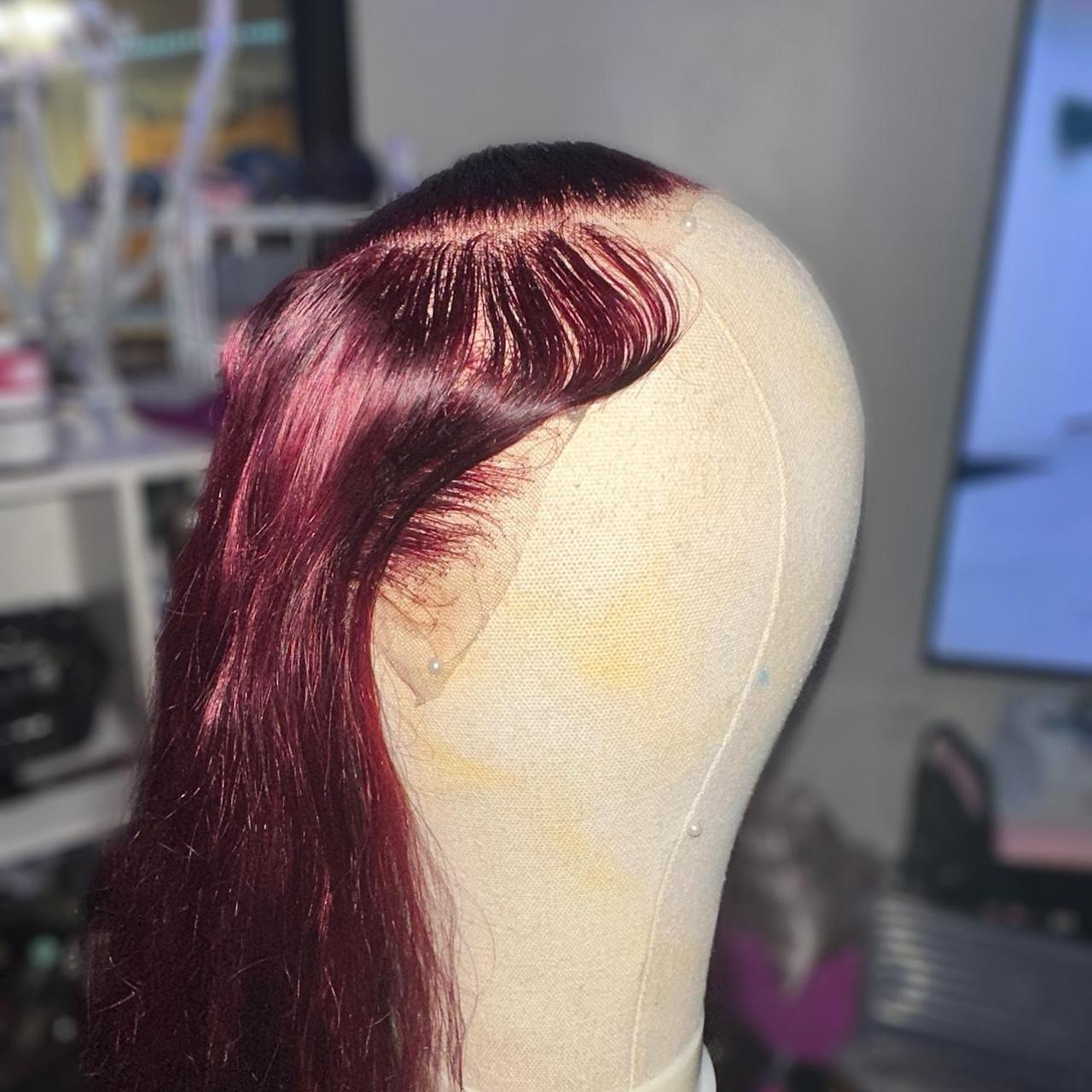 28” 13x6 Bodywave Side part+ Middle Part pre-Crimped... - Depop