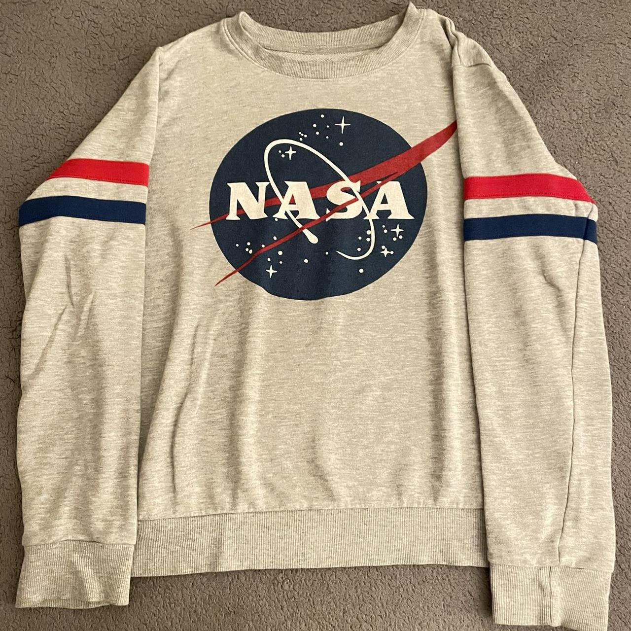 NASA sweatshirt #nasa #spacecore #sweatshirt #top - Depop