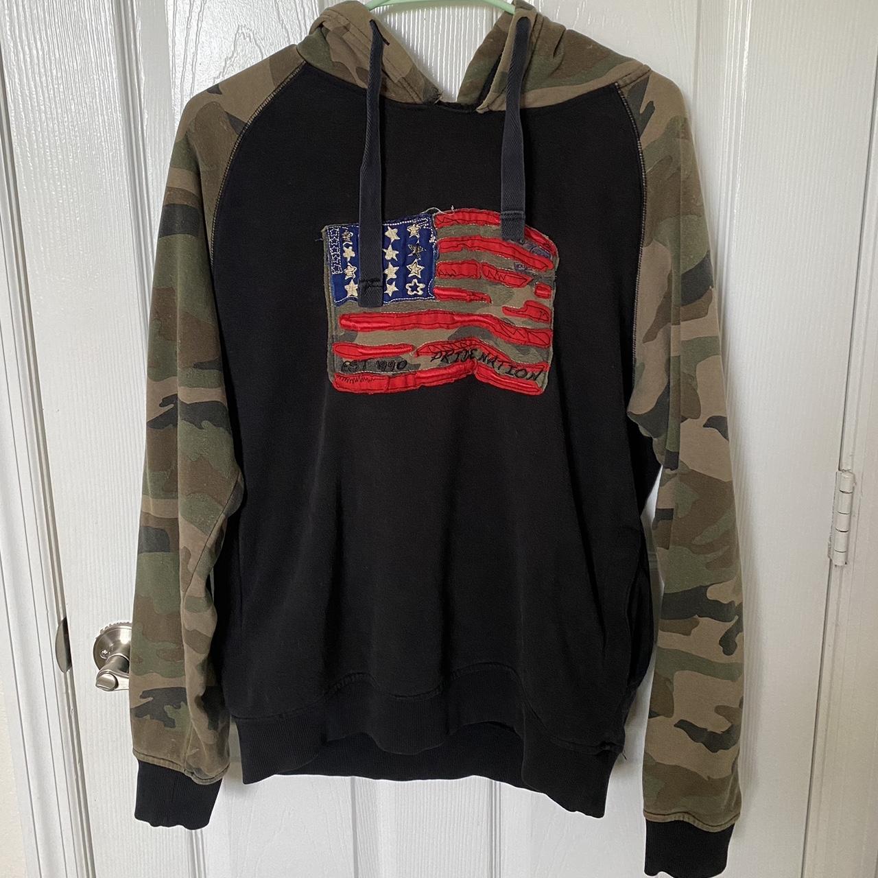 Smoke Rise Camouflage Hoodie Size : Medium... - Depop