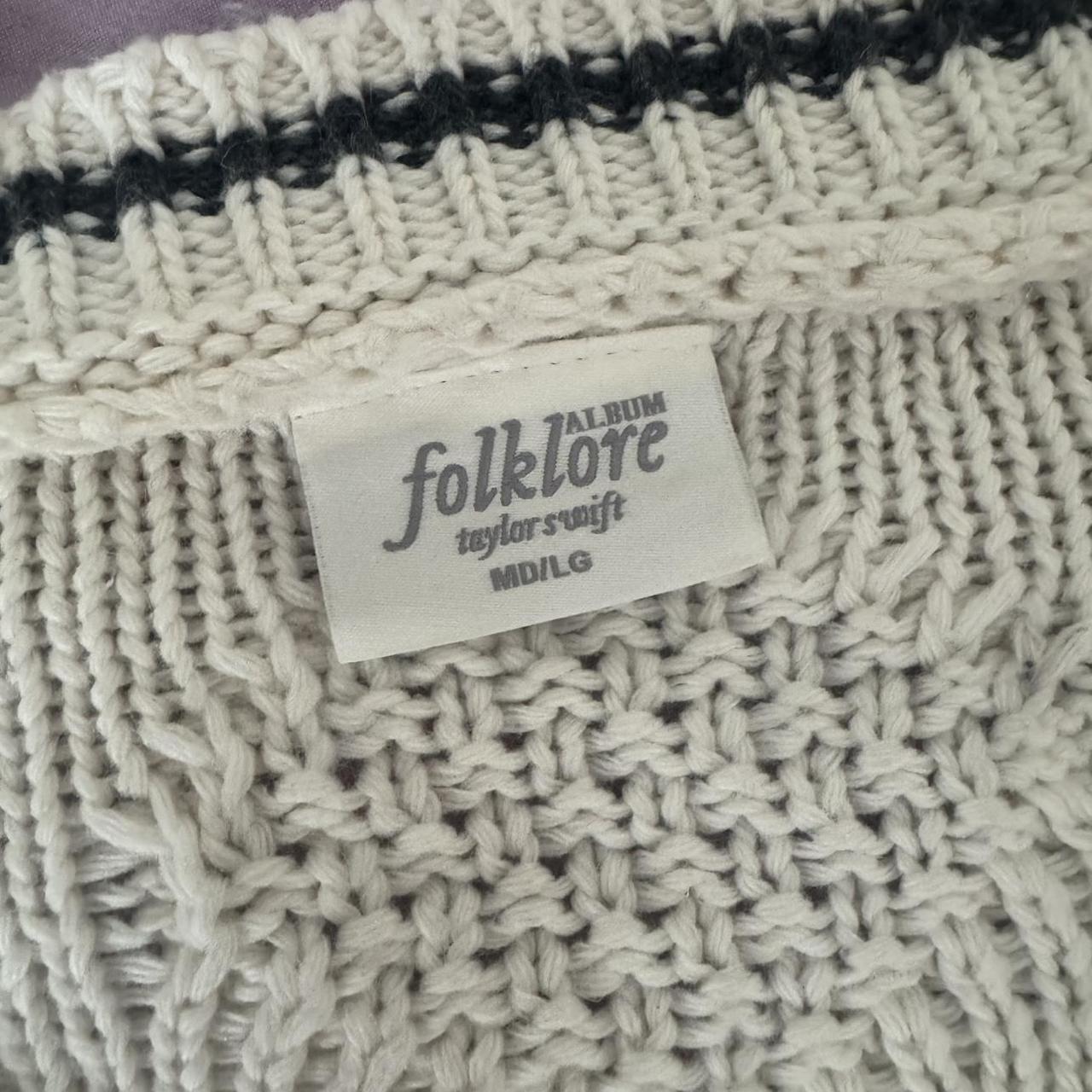 Taylor Swift Folklore Cardigan size M/L (fits... | Depop