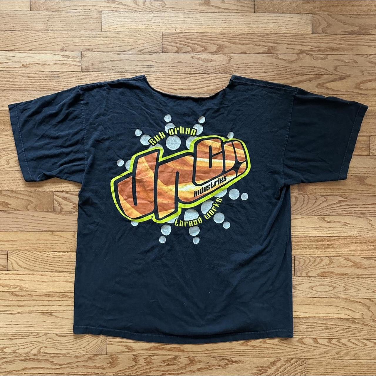 VTG JNCO industries Pipes Shirt Black Graffiti... - Depop