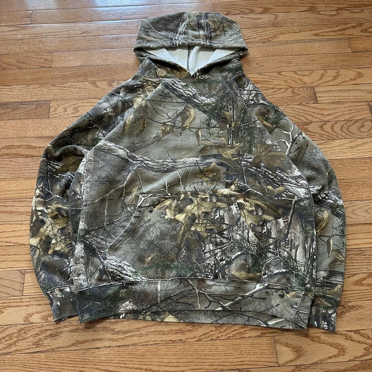 RealTree Camo Hoodie Ranger Tag XL - 25x27 Fleece... | Depop