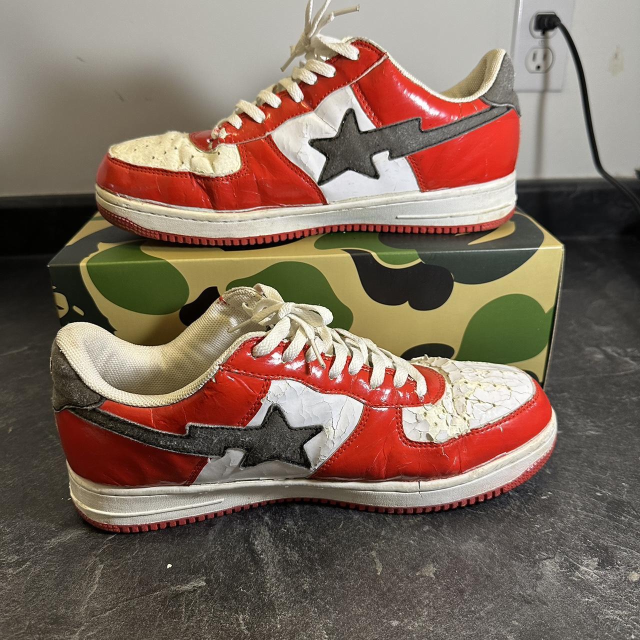 A Bathing Ape Chicago Bapesta Very beat pair of... - Depop