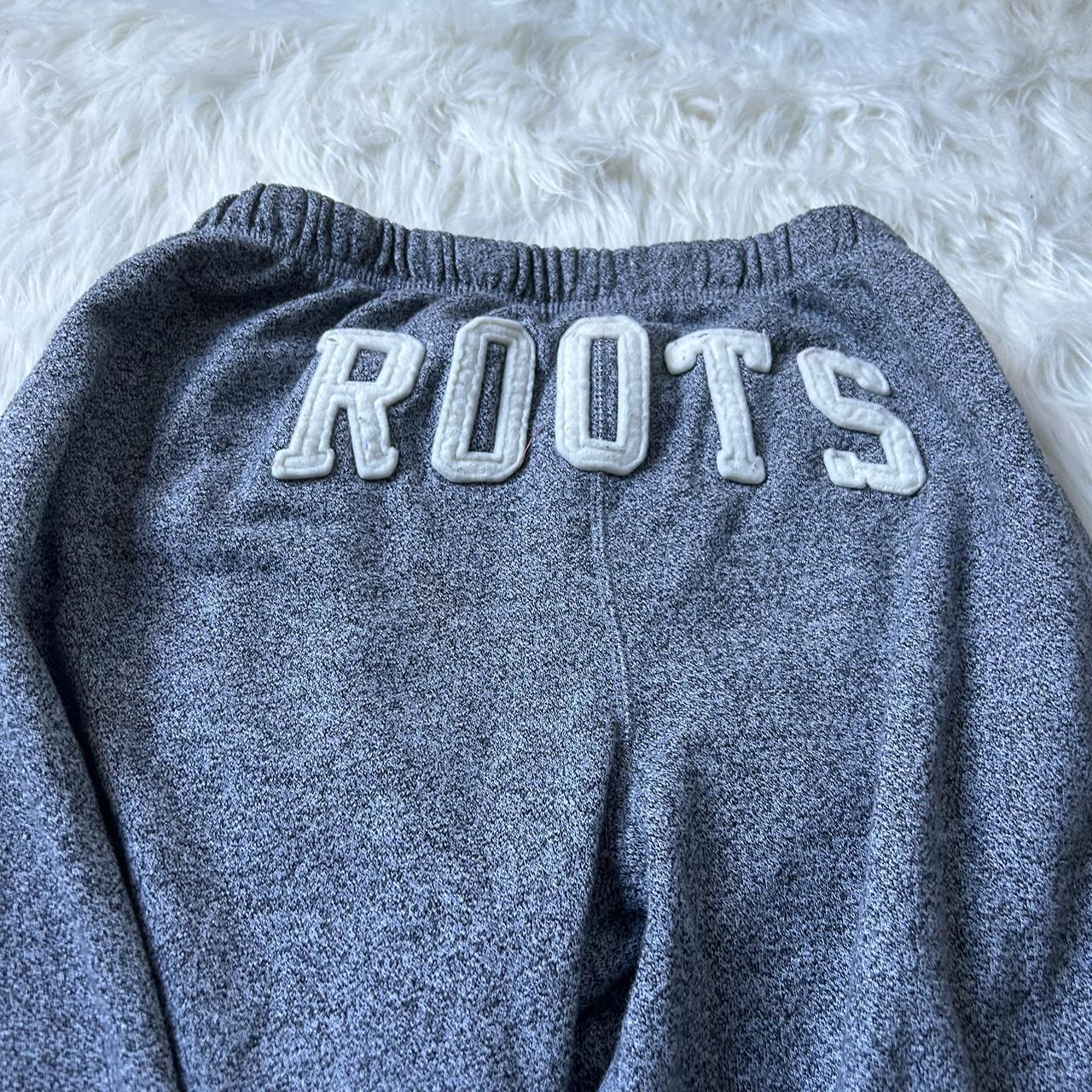 roots sweatpants salt and pepper - Depop