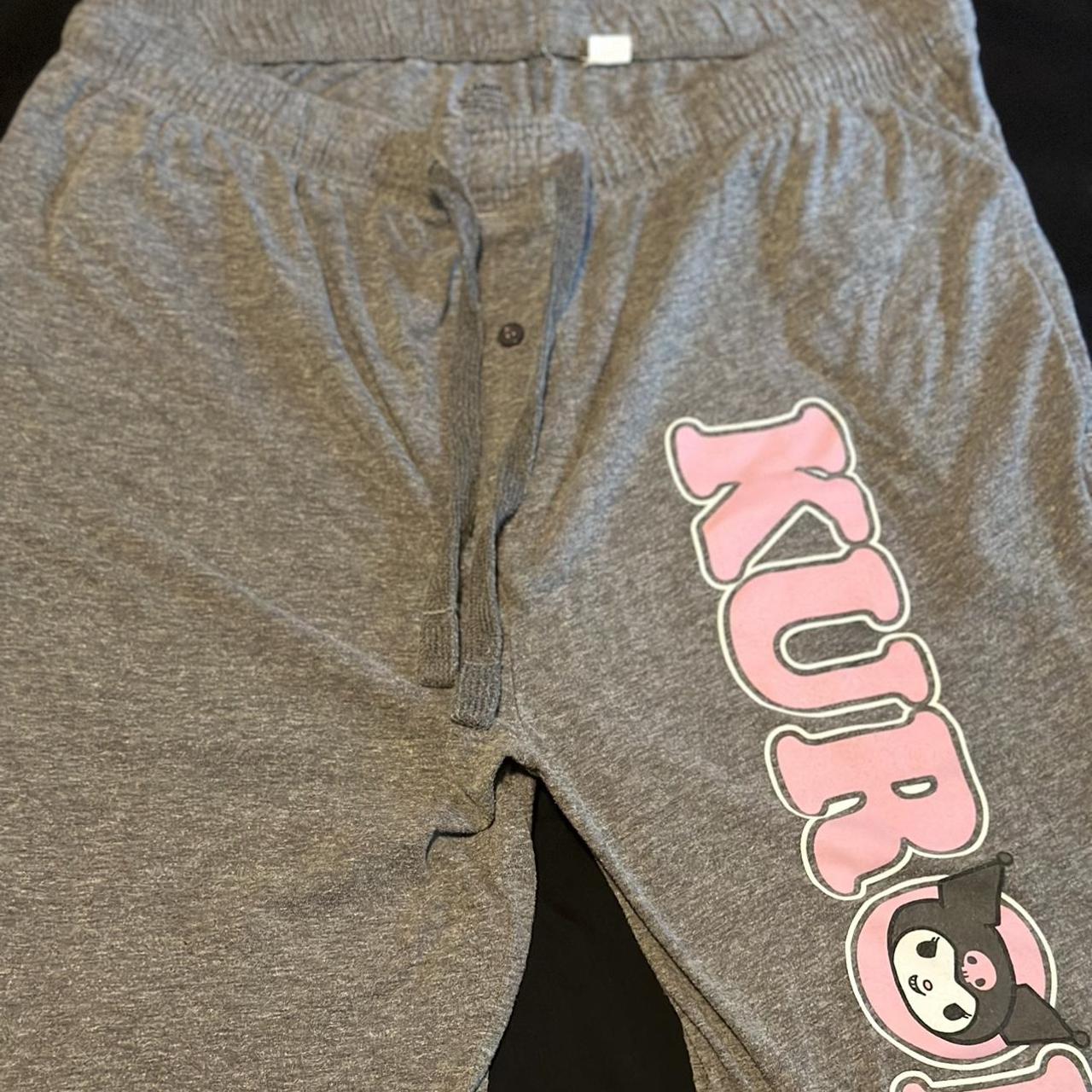 Large kuromi sweatpants💗 These are so comfy and cute... - Depop
