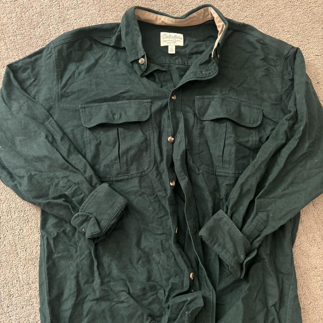 Cambella’s green button up flannel - Depop