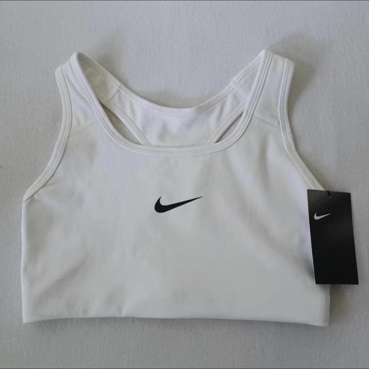 Brand new White Nike sports bra. Unused. Original... - Depop