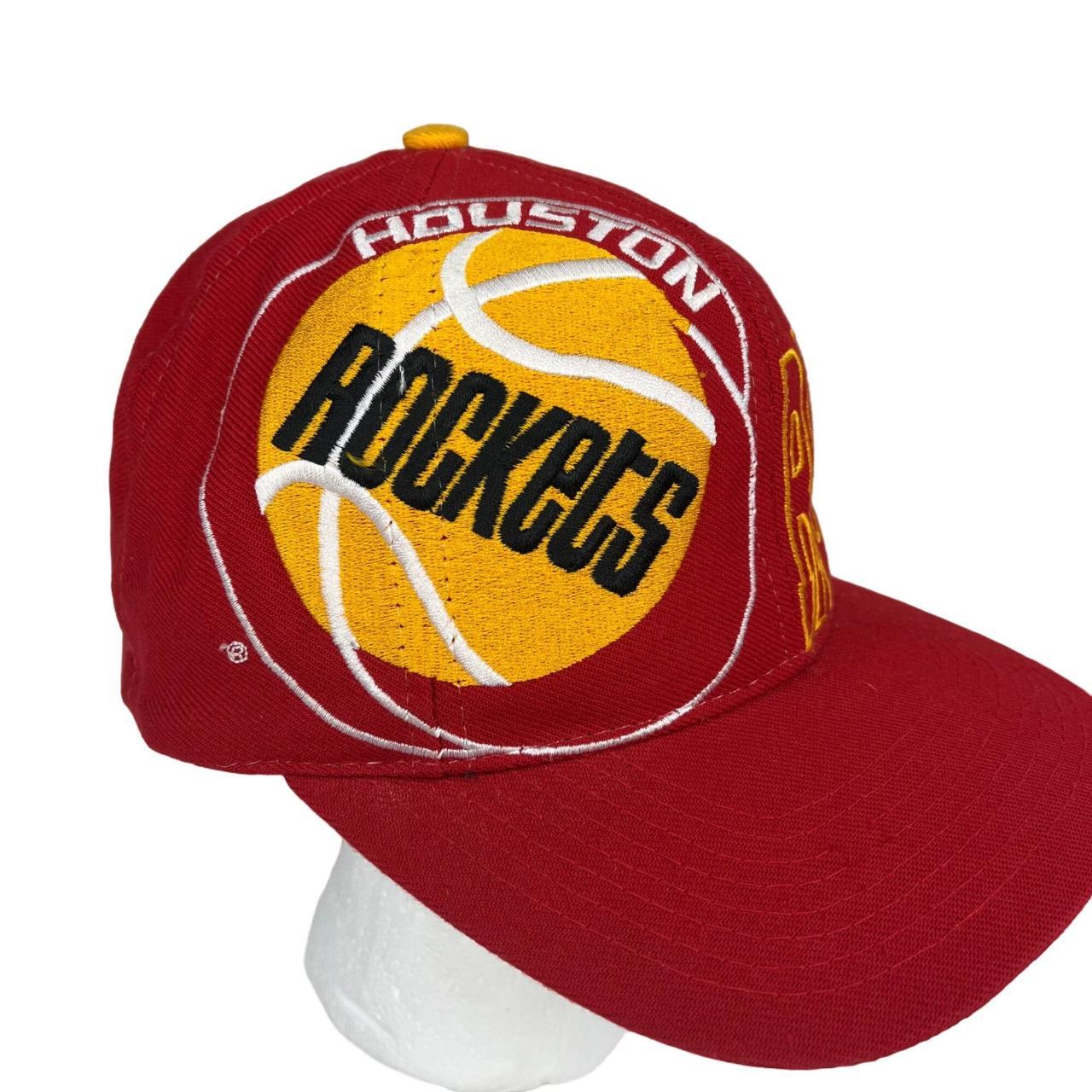 Vintage NBA Houston Rockets Snapback Hat 90s Big... - Depop